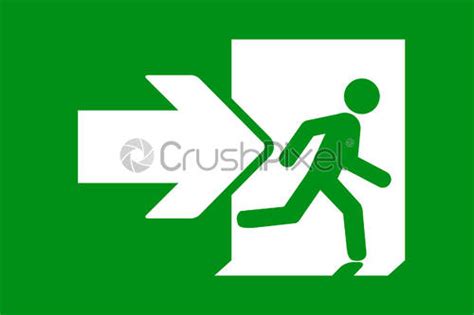 Fire Exit Bord Patroon Naadloos Stock Vector Crushpixel