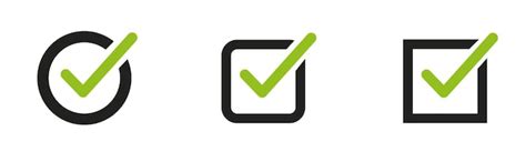 Premium Vector Three Types Of Checkboxes