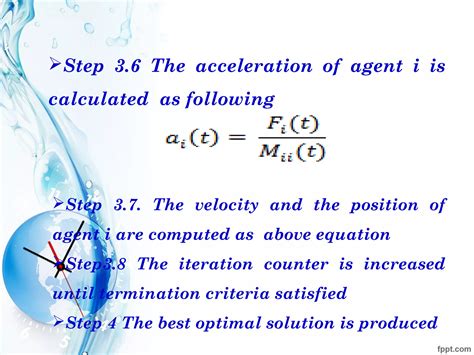 gravitational search algorithm in optimization techniques ppt