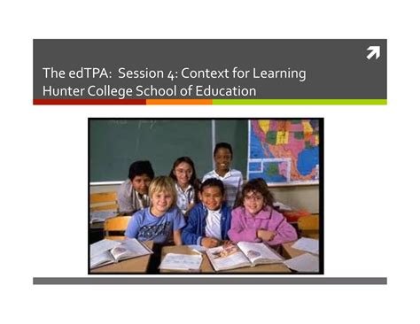 EdTPA Online Module Context For Learning PPT