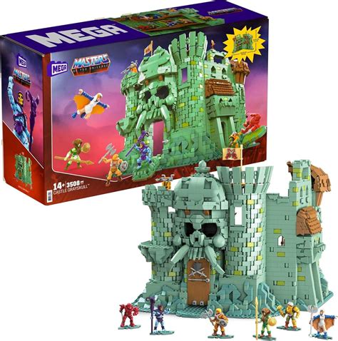 Mega Masters Of The Universe Building Set Castle Grayskull With 3508