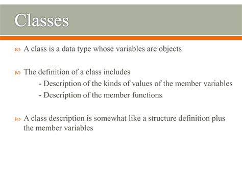 Use Classes With Object Oriented Programming In Cppt