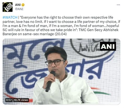 Tmc On Same Sex Marriage R Lgbtindia