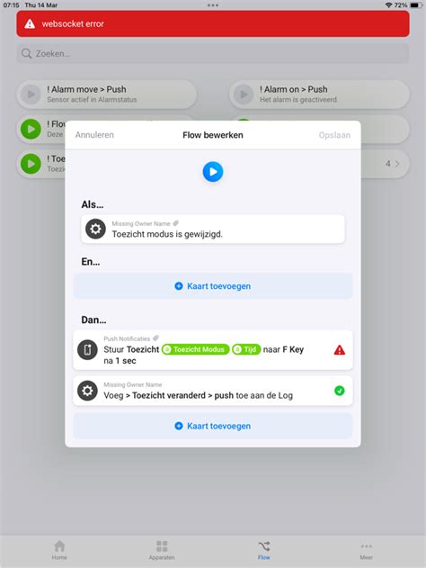 Notifications Intermittent Failing Websocket Error Questions