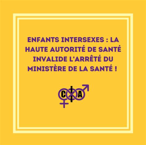 Enfants Intersexes La Haute Autorité De Santé Invalide Larrêté Du