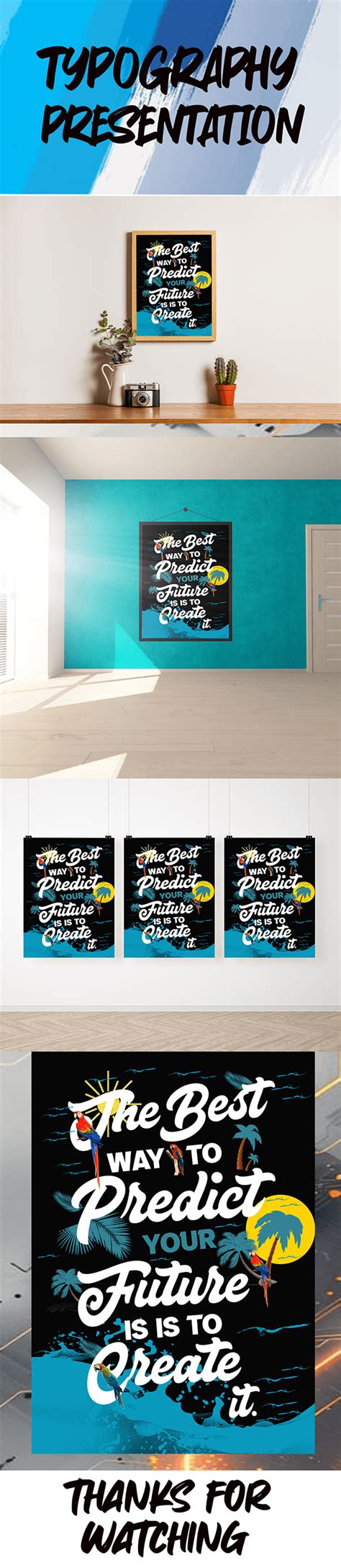 Typography Presentation Behance