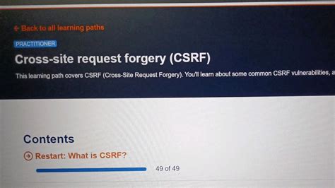 Vinayak Gupta On Linkedin Websecuritylearning Websecurity Cybersecurity Portswigger Csrf…