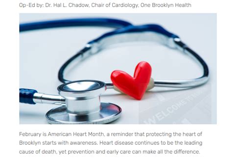 Obh Featured In Brooklyn Chambers Of Commerce For Heart Month One