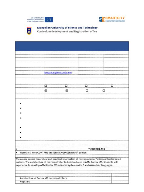 Syllabus Microprocessor Based Automation System Pdf Microcontroller