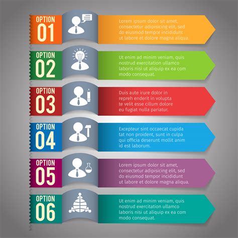 Paper Infographics Template 439212 Vector Art At Vecteezy