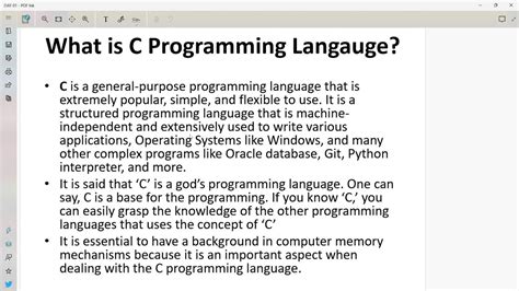 Day 01 C Programming Master Classes Youtube