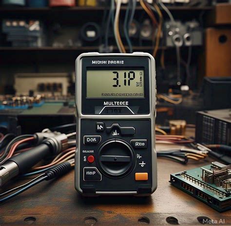 Electrical Basic Structure Of A Digital Multimeter 1 Body Rectangular Shape