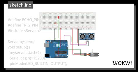 Hcsrservoled Wokwi Esp32 Stm32 Arduino Simulator