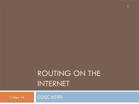 ppt routing on the internet powerpoint presentation free download