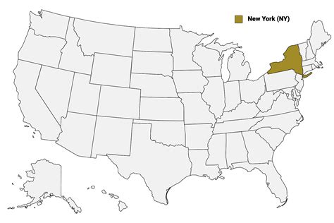 New York Counties Map Mappr