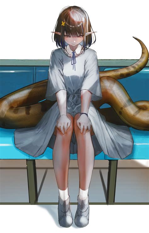 Eunectes Arknights Drawn By Ganet P Danbooru