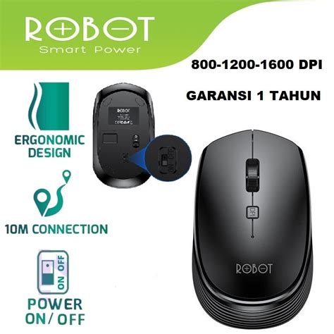 Jual Mouse Robot Wireless M205 Optical 2 4ghz Wireless Mouse Shopee Indonesia