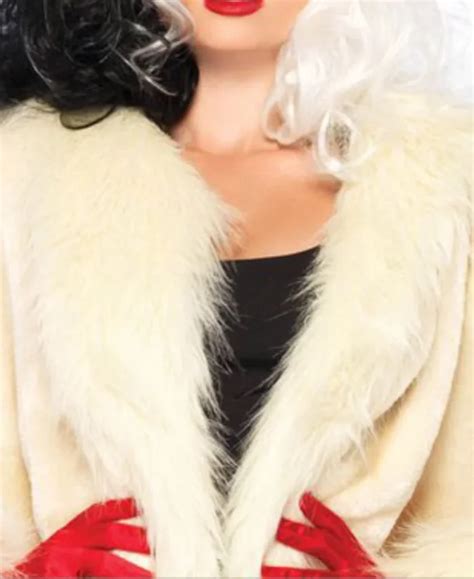 Cruella Deville Long Fur Coat Cruella Fur Coat