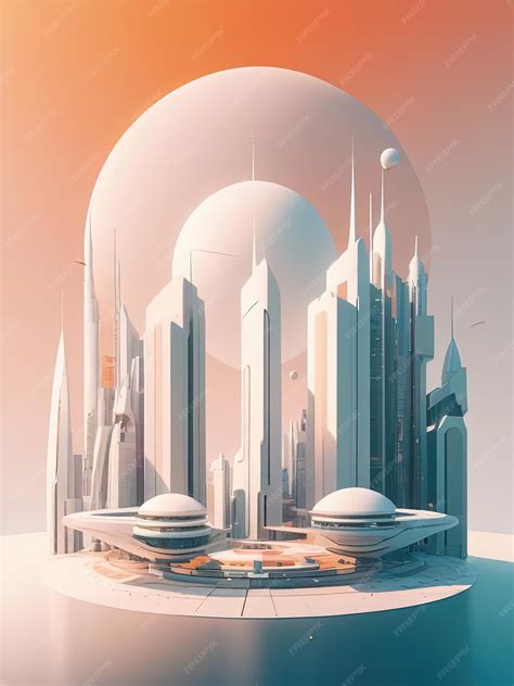 Premium Photo Quantum Utopia A Futuristic City Enhanced By Artificial Intelligence