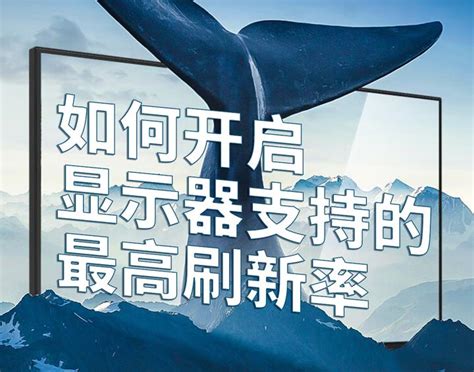 【禾禾鱼】如何开启显示器支持的最高刷新率？ 知乎