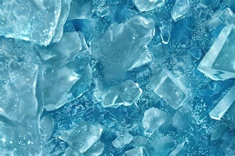 양식된 얼음 질감 배경 프리미엄 사진