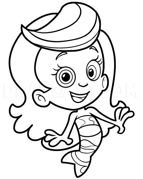 Molly Bubble Guppies Coloring Pages