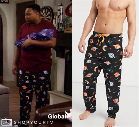 The Neighborhood Season 7 Episode 2 Martys Space Print Pajama Pants