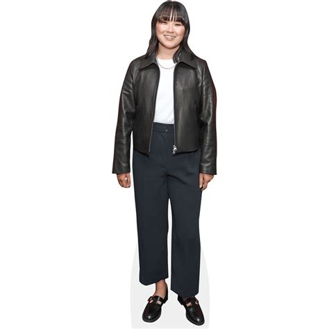 Thaddea Graham Leather Jacket Cardboard Cutout