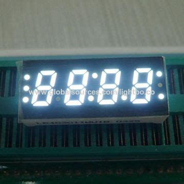 China Segment LED Display Ultra Bright White Common Anode Digit For Home Appliances On