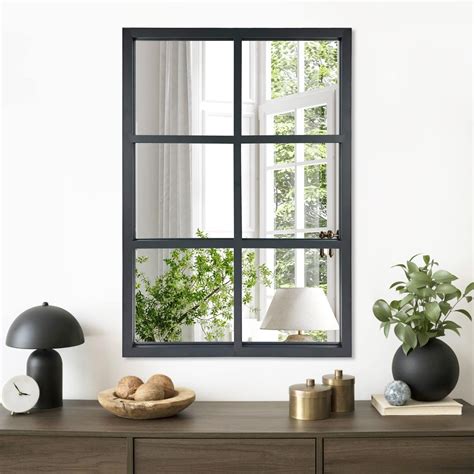 Latitude Run® Farmhouse Rectangular Window Wall Mirror Wayfair Canada