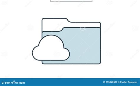 Digital File Storage System In Cloud Motion Design Documentation