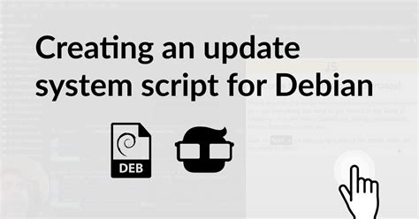 creating an update system script for debian