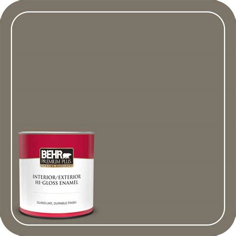 Behr Premium Plus 1 Qt Qe 38 Rooftop Garden Hi Gloss Enamel Interior