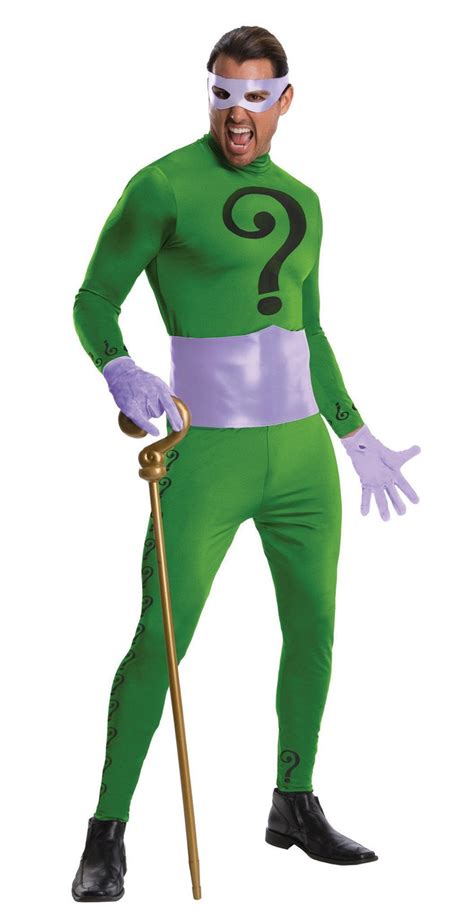 The Riddler 1966 Collectors Edition Costume For Adults Dc Comics