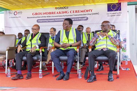 Groundbreaking Ceremony For 161kv Anwomaso To Kumasi Transmission Line