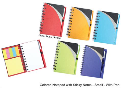 Small Colour Notebook With Pen Malaysia Corporate Gift Supplier