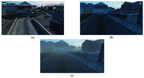 Schematic Diagram Of The Virtual Simulation Scene A Bright Scene With Download Scientific