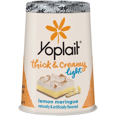 Yoplait® Light Fat Free Yogurt Thick And Creamy Lemon Meringue