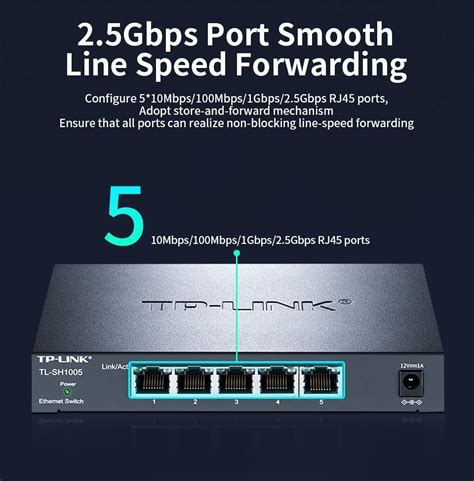พร้อมส่ง Tp Link 2 5g Ethernet Switch 8 Port 5 Port 2 5gbase T Network Switcher Rj45 2500mbps