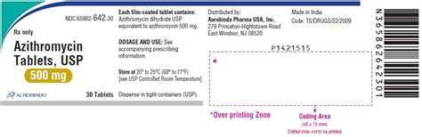Azithromycin Tablets Package Insert