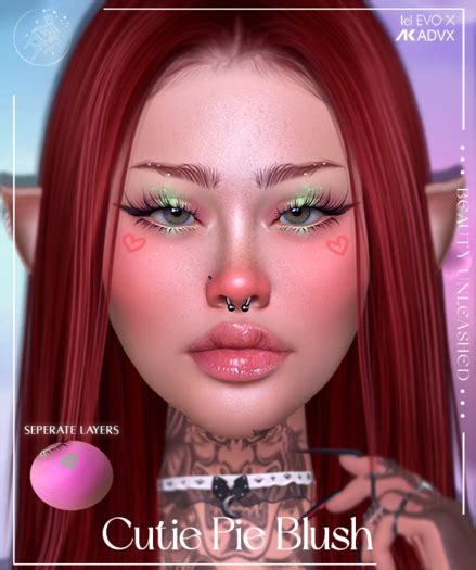 Second Life Marketplace Bu Cutie Pie Blush Evo X