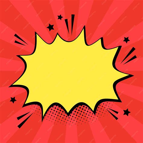 Premium Vector Cartoon Effect Speech Bubble Design Resource Vector