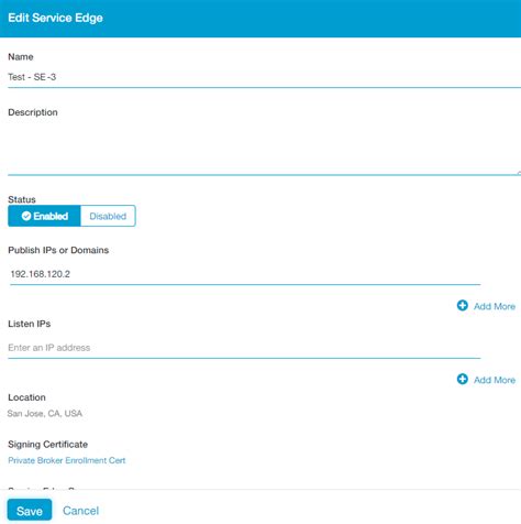 Editing A Deployed Zpa Private Service Edge Zscaler