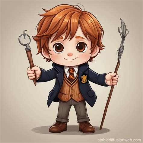 Chibi Ron Weasley Drawing Stable Diffusion Online
