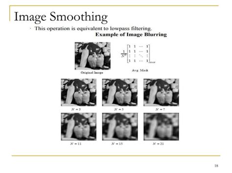 Spatial Filters Digital Image Processing Pptx Photo Editing Software Computer Software