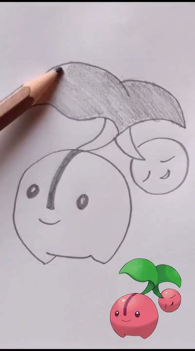 Cherubi Pokemon Drawing Pokeart Drawing Art Pokemon Howtodraw