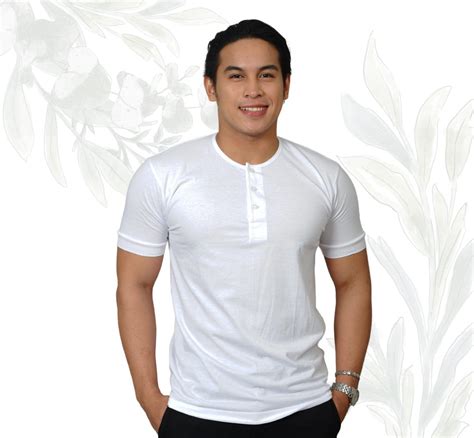 White Camisa De Chino Barong Tagalog Undershirt Etsy