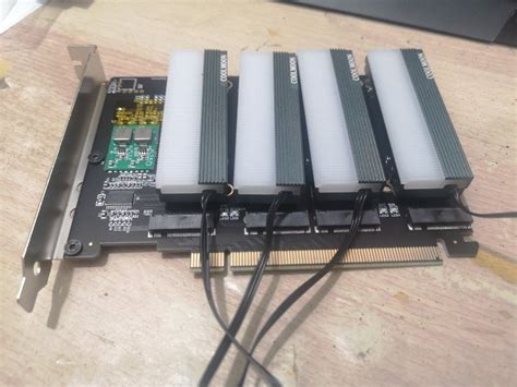 M 2 PCIE Expansion Adapter 4 Slot Computers Tech Parts Accessories Hard Disks