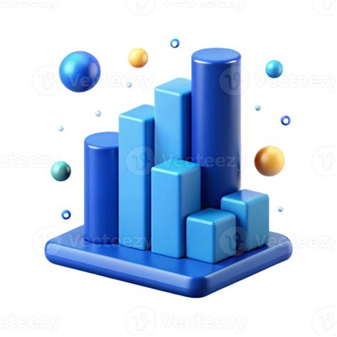 Wonderful Minimalist Blue Bar Graph With Labels Isolated For Marketing Data Original 59087692 Png
