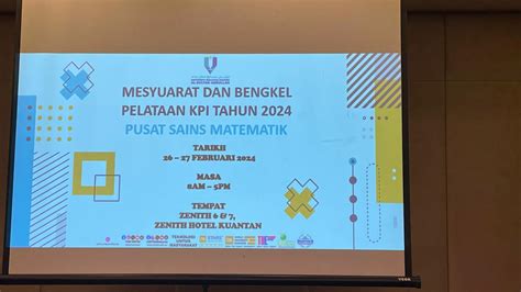 Centre For Mathematical Sciences Kpi Cascading Meeting And Workshop